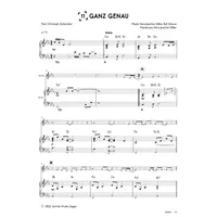 Ganz genau (Klavier) (Noten - Download) - gerth.de